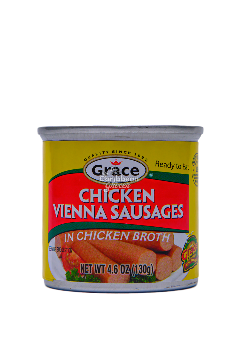 Grace Chicken Vienna Sausages, 4.6 oz: $2.45 | My Caribbean Grocer