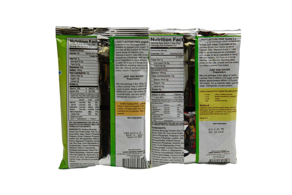 Lasco LaSoy Lactose Free Soy Beverages, 2.8 oz: $2.67 | My Caribbean Grocer